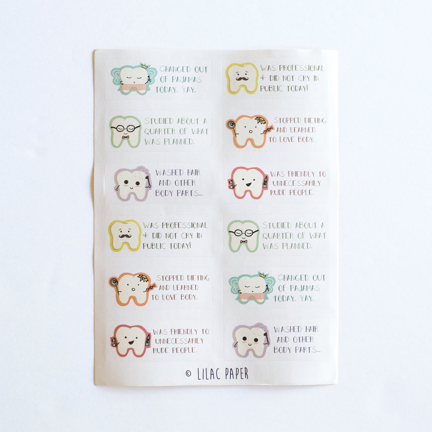 CHEEKY STICKERS – Lilac Paper